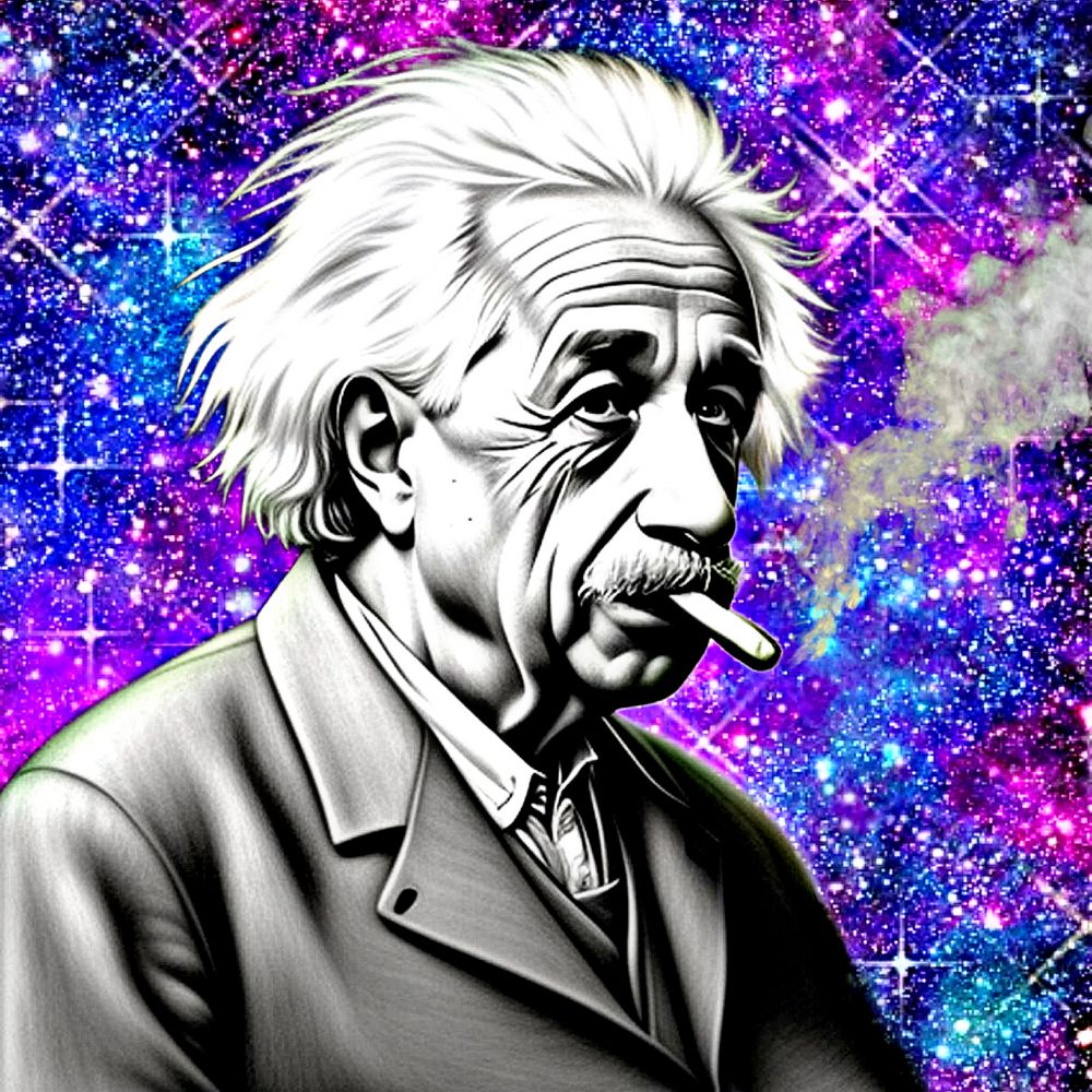 Albert Einstein 420 on Litemint: Digital Collectibles and NFT ...